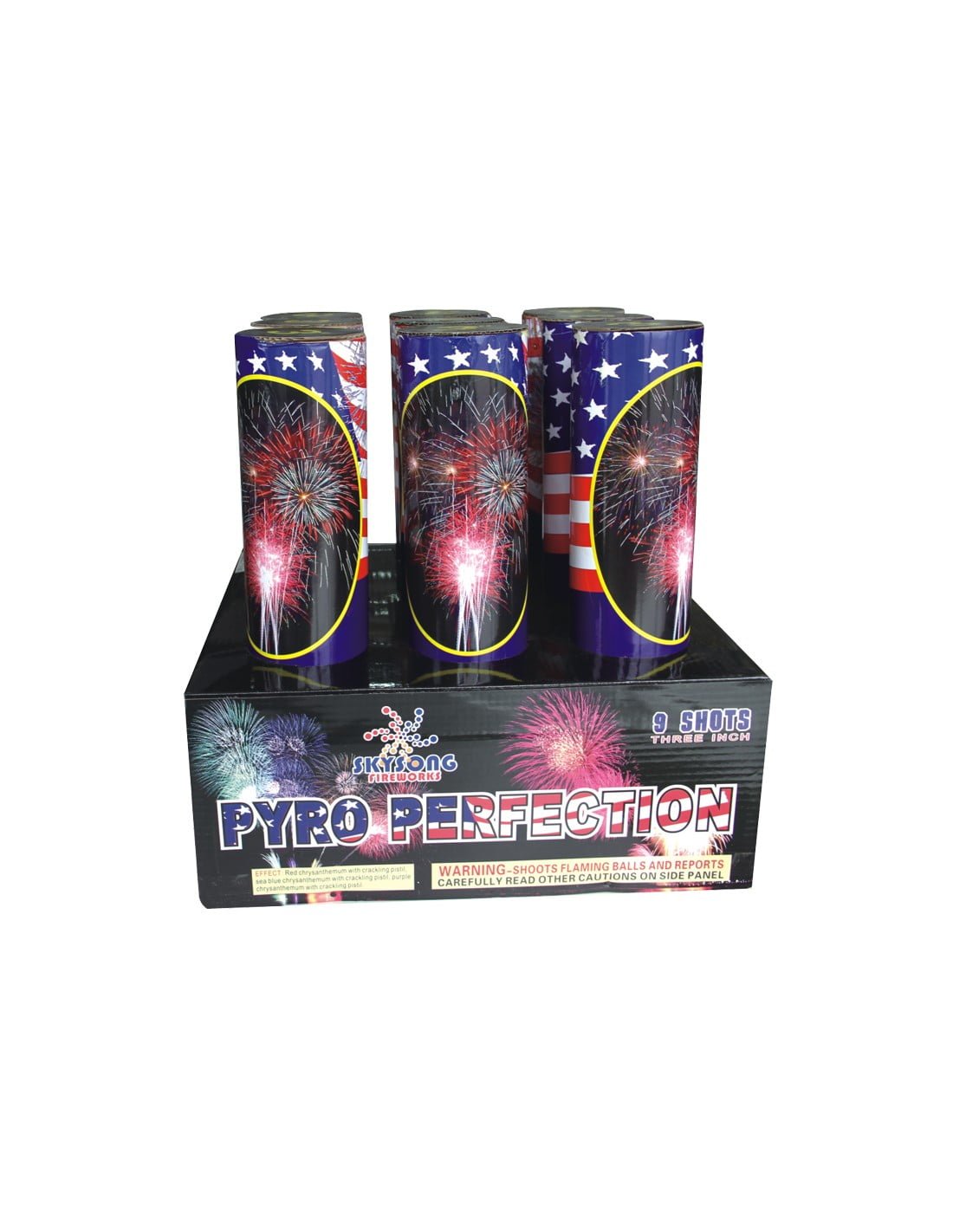 Pyro Perfection 3" 9Shots - Skysong Fireworks Official