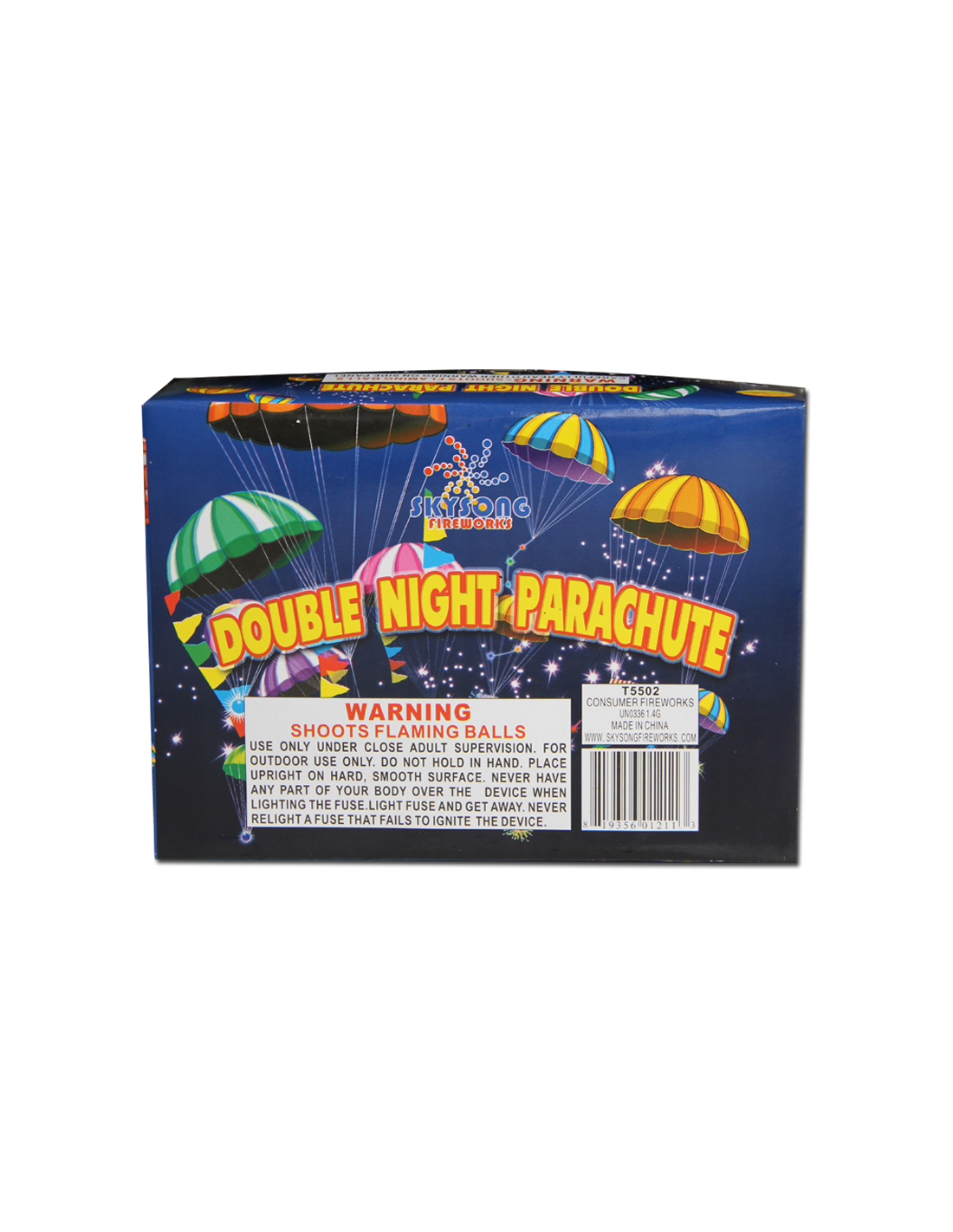 Double Night Parachute - Skysong Fireworks
