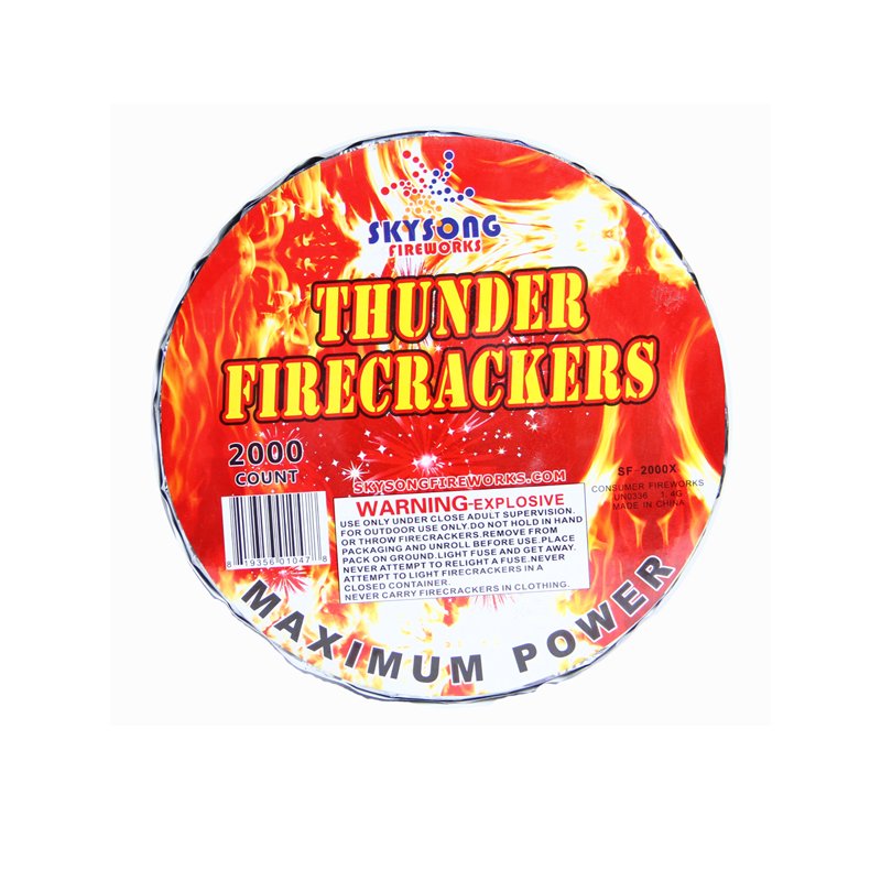 Skysong Thunder Firecracker 2000 - Skysong Fireworks