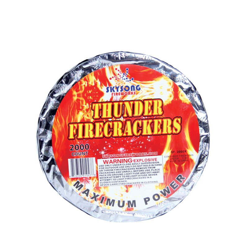 Skysong Thunder Firecracker 2000 - Skysong Fireworks Official