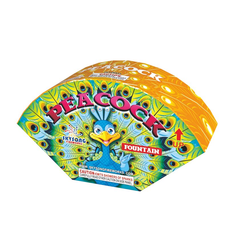 Peacock Fountain - Skysong Fireworks Official