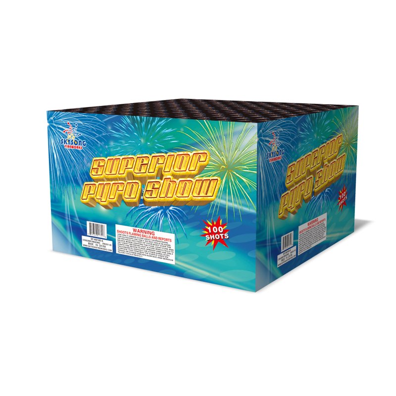 Superior Pyro Show 100Shots D - Salute - Skysong Fireworks