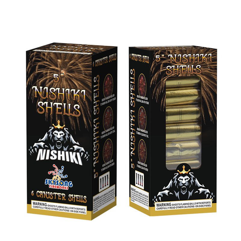 5" Nishiki Shells - Skysong Fireworks