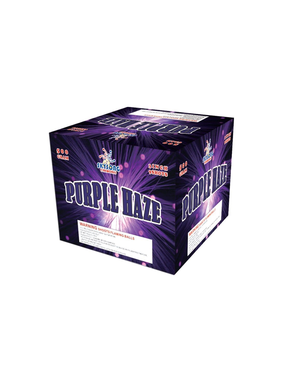 Purple Haze 3" 9Shots - Skysong Fireworks