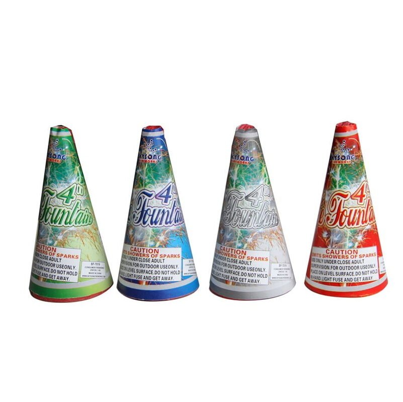 4" Conic Fountain - Skysong Fireworks