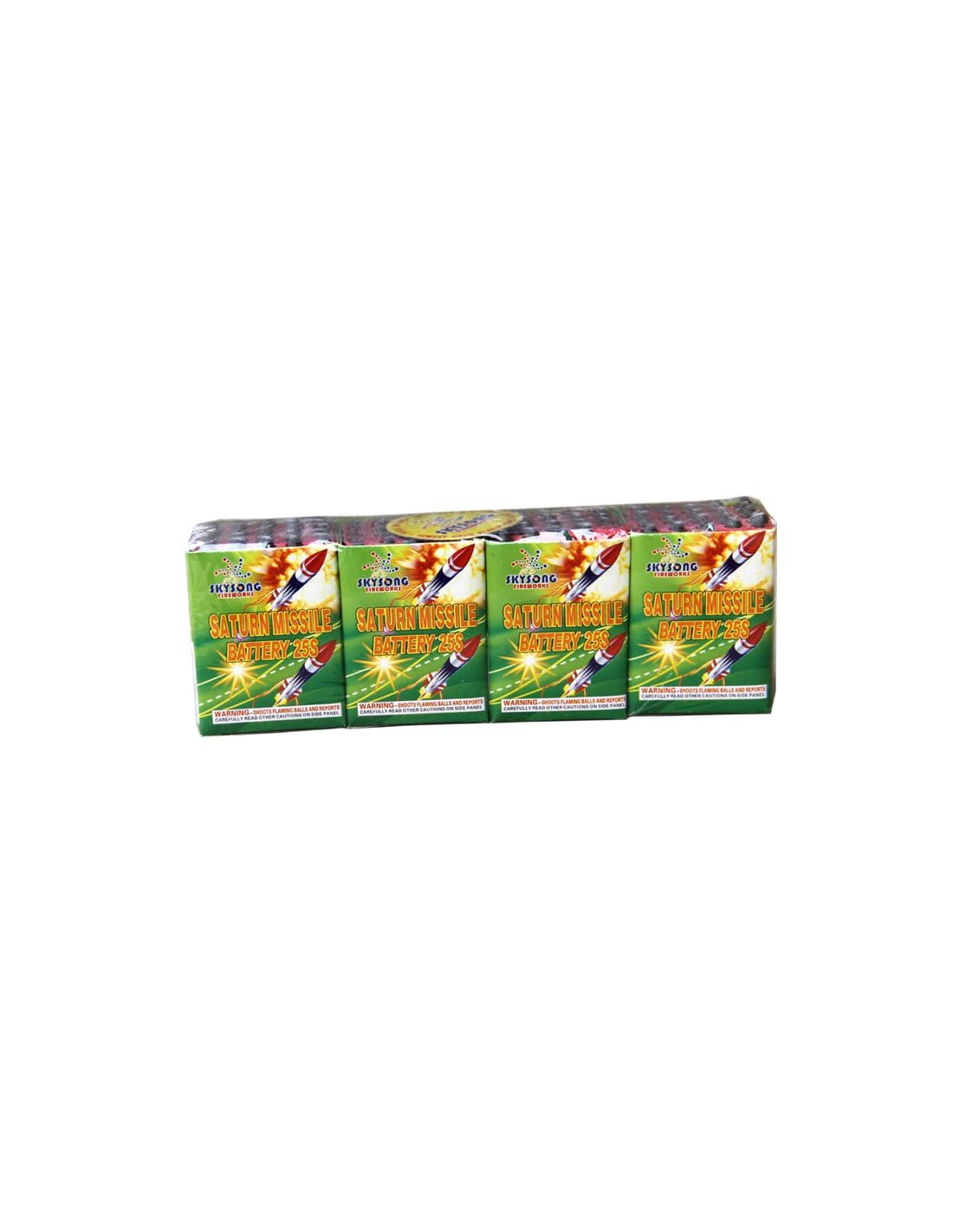 25 Shots Saturn Missile Battery - Skysong Fireworks