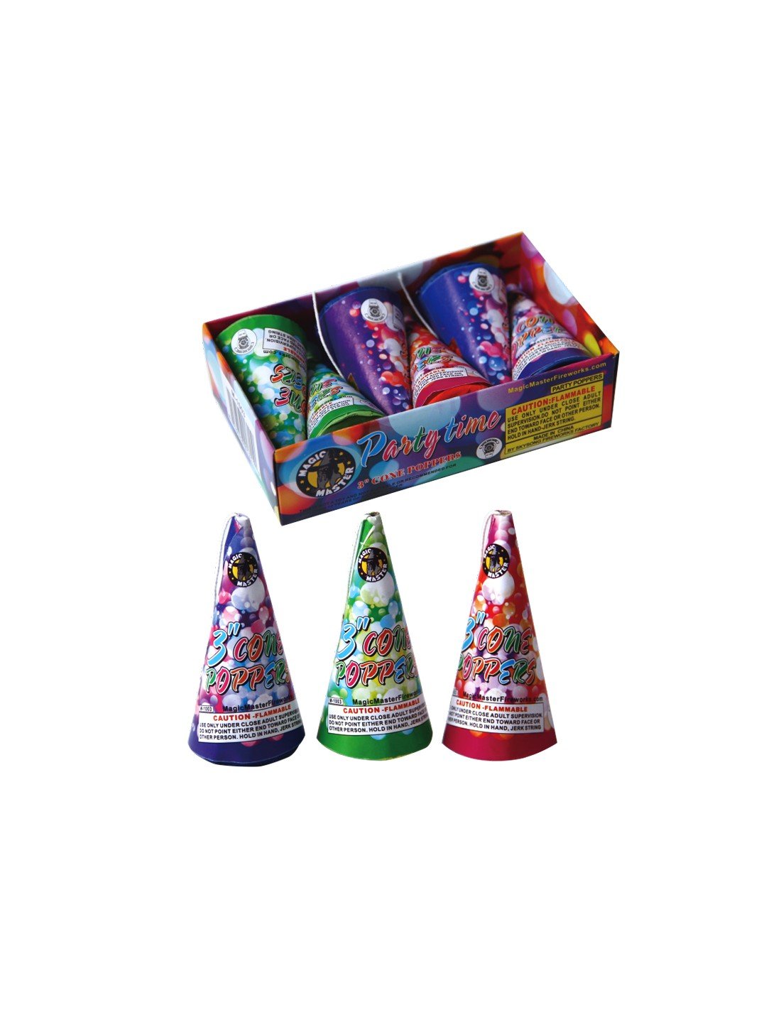 Magnum Party Popper 36pcs - Skysong Fireworks
