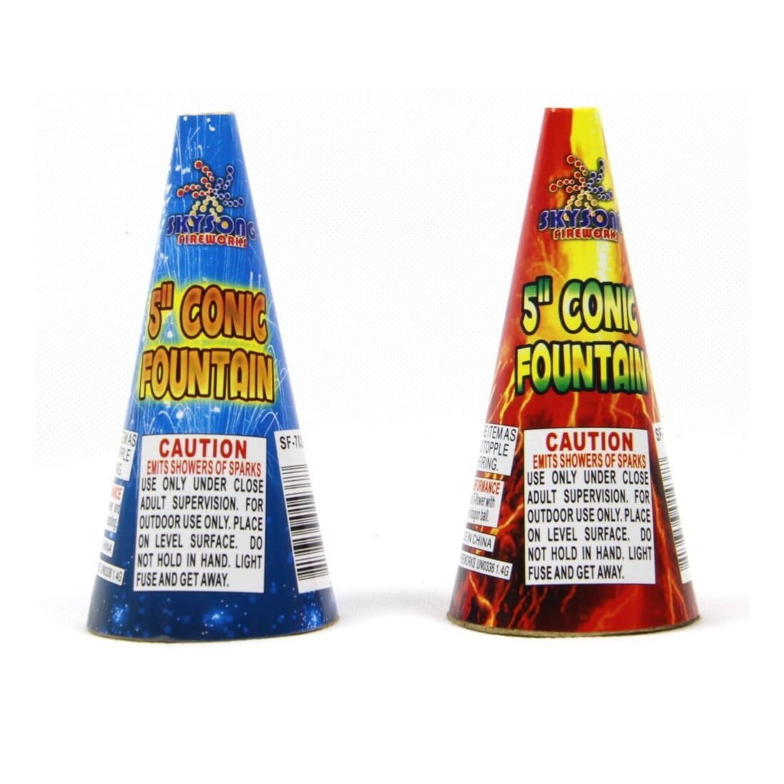 5" Cone Fountain - Skysong Fireworks