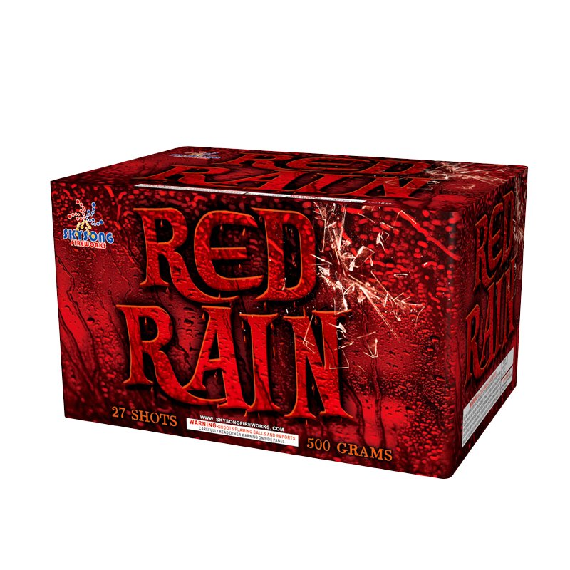 Red Rain 25Shots - Skysong Fireworks