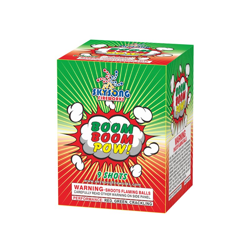 Boom Boom Pow! 9Shots - Skysong Fireworks