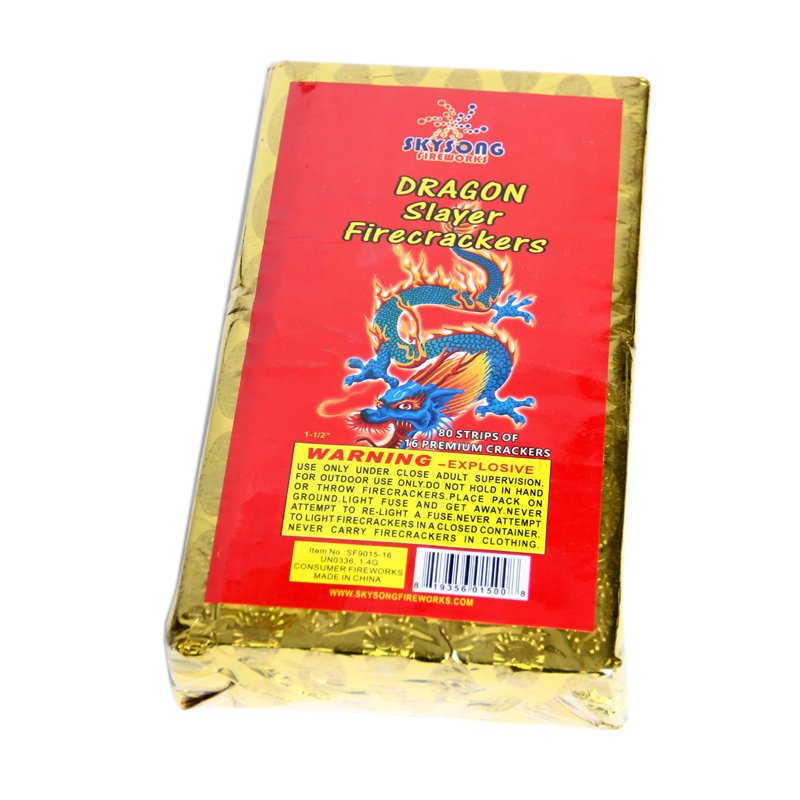 Dragon Slayer Firecrackers 16 Skysong Fireworks